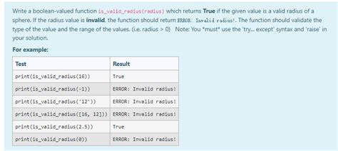 Solved Write A Boolean Valued Function