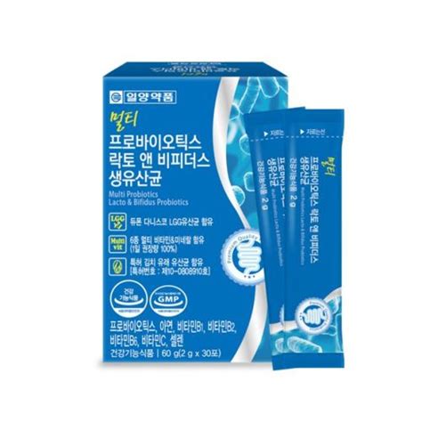일양약품 멀티 프로바이오틱스 락토 앤 비피더스 생유산균 효능 부작용 실제 후기 성분 복용법 2024 필라이즈