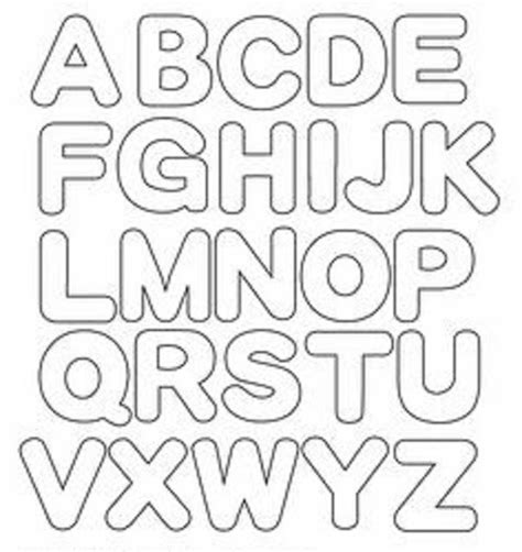 Alphabet Templates Printable Alphabet Letters