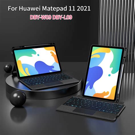 แม่เหล็กที่ถอดออกได้ทัชแพดเมาส์แป้นพิมพ์ Bluetooth สำหรับ Huawei ...