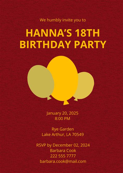 Free Passport Invitation Card Template To Edit Online