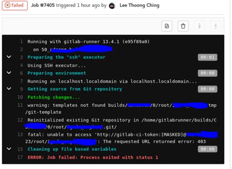 Cli Git Tag Fails To Run Pipeline Properly But Git Tag On Gitlab UI