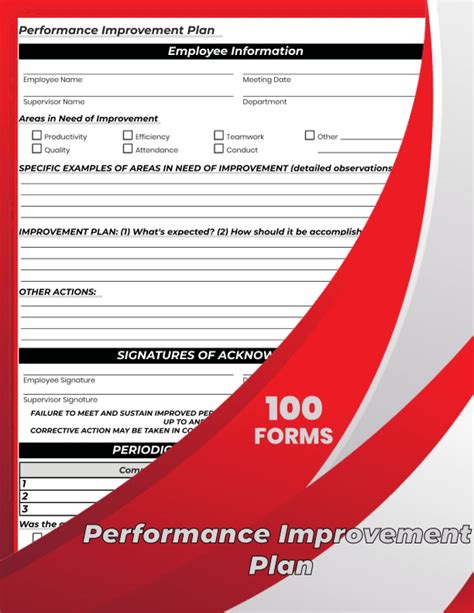Performance Improvement Plan Form Book Performance Development Plan