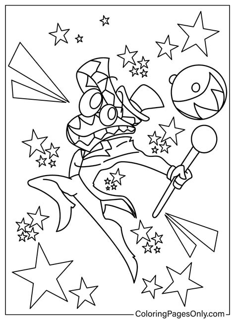 Caine Coloring Pages Free Printable Pdf Online Coloring