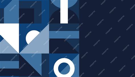 Premium Vector Abstract Retro Geomatric Shape Background