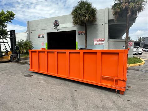 Heavy Duty Rectangular Hook Lift Containers 10 50 Yards Available