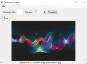 How To Create Transparent Image Using C DevInDeep