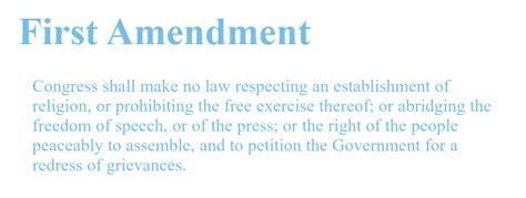 Your First Amendment Rights