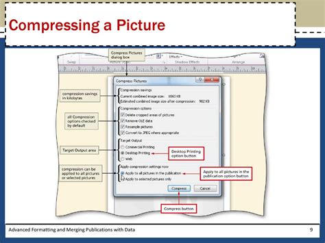 Chapter 7 Advanced Formatting And Merging Publications With Data Ppt