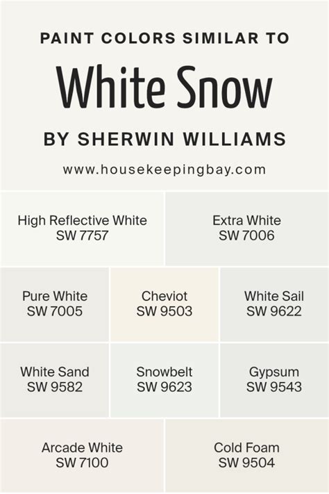 White Snow Sw 9541 By Sherwin Williams Ultimate Review