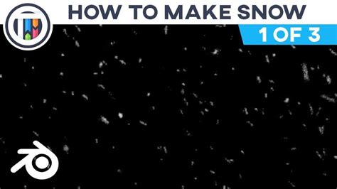 Blender Tutorial How To Make Snow Daniel Parente Blog