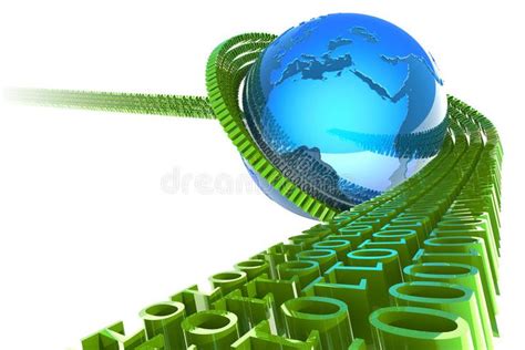 binary data flow stock illustration illustration of binary 11395957