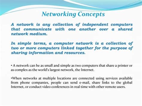 Book1 Class 8pptx Of Networking Conceptspptx
