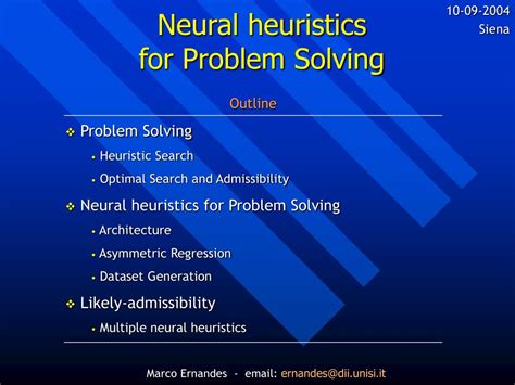 Ppt Neural Heuristics For Problem Solving Powerpoint Presentation
