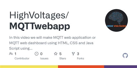 GitHub HighVoltages MQTTwebapp In This Video We Will Make MQTT Web Application Or MQTT Web