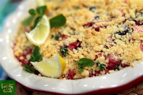 Крамбл с яблоками и черной смородиной рецепт ГВ Кулинарио