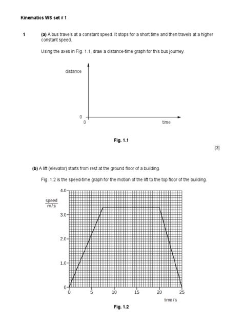 Motion 1 Qp Pdf Acceleration Kinematics