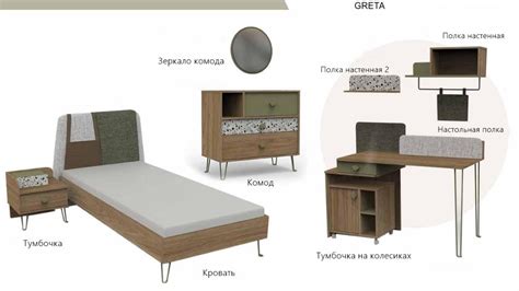 Кровать односпальная для подростка – Greta