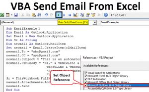 VBA Send Email From Excel How To Send Emails From Using Excel VBA
