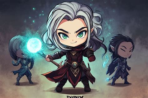 Draw Fantasy Dnd Chibi Character By Trashahaw Fiverr