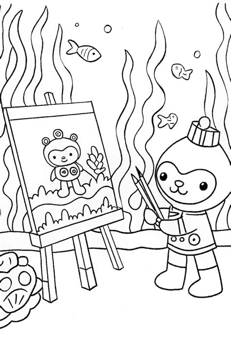 Octonauts Tweak Coloring Pages