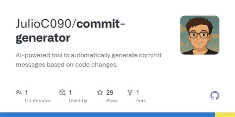 Github Julioc090commit Generator Ai Powered Tool To Automatically