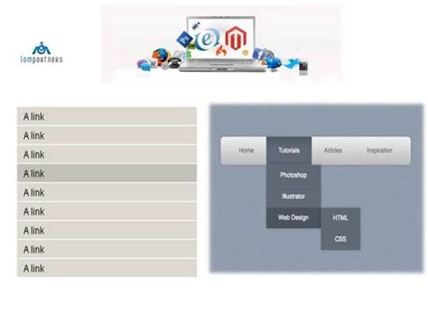 10 Creative Drop Down Menu Designs For Your Website