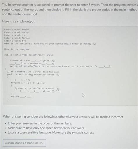 Solved The Following Program Is Supposed To Prompt The User