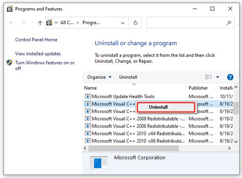 Can I Uninstall Microsoft Visual C Get The Answer Now MiniTool