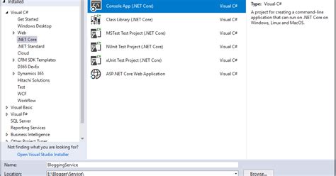 Create And Install Net Core Application As Windows Service Using
