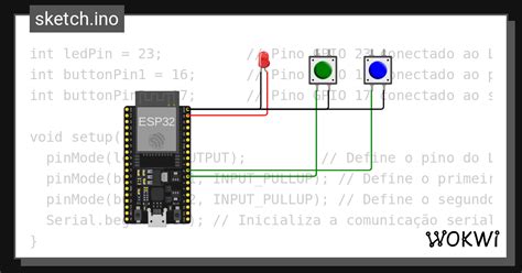 Fiap Teste 2 BotÕes Wokwi Esp32 Stm32 Arduino Simulator