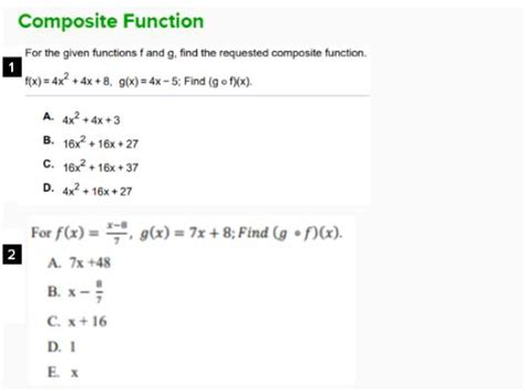 solved inverse function does fºg x x gºf x decide