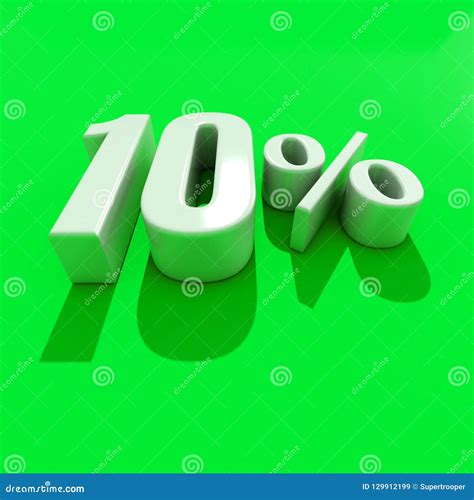 10 Percent Sign Stock Illustration Illustration Of Price 129912199