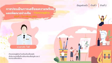 ห้องสื่อครูชัย Powerpoint Templates Powerpoint ประเมินครูผู้ช่วย ว26 แบบ 17 ศิลปะ
