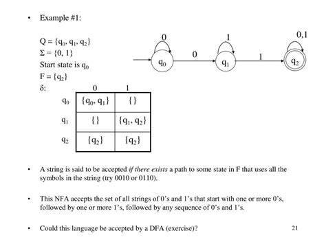 Ppt Deterministic Finite State Automata Dfa Powerpoint Presentation