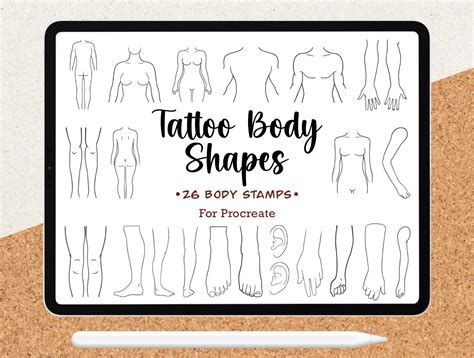 Tattoo Body Template Procreate