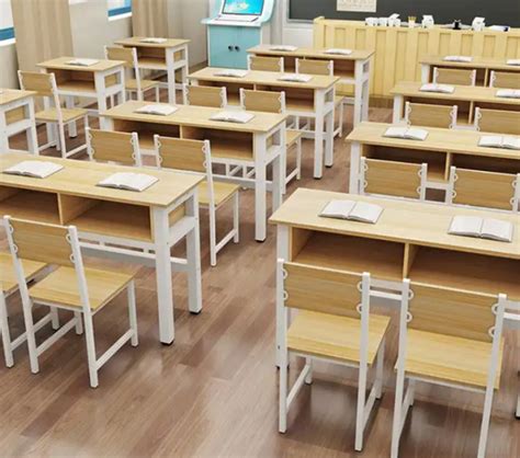 Elementary School Double Student Desk