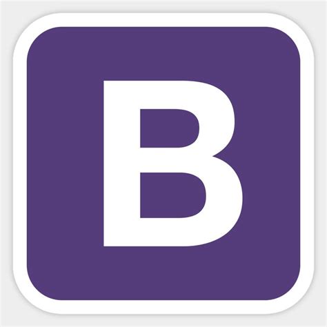 Bootstrap CSS Framework By Vladocar Coding Logo Stickers Logo Sticker