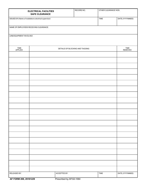 Af Form 1969 Printable Form 2025