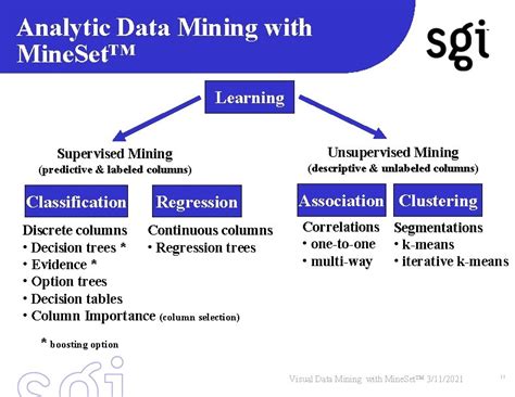 tm visual data mining with mine set mine