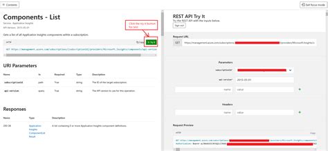 Api Azure Application Insights Get The List Of Apps And Its Ids Stack Overflow