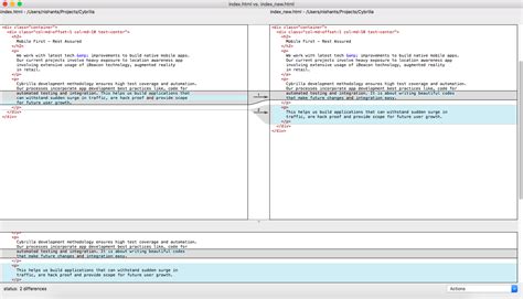 Use Opendiff As Default Git Difftool Cybrilla Til