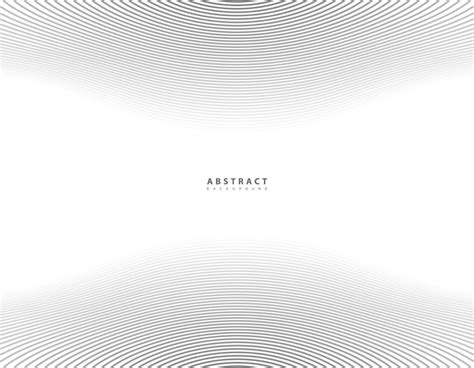 Abstract Circle Halftone Black Background Gradient Retro Line Pattern Design Monochrome