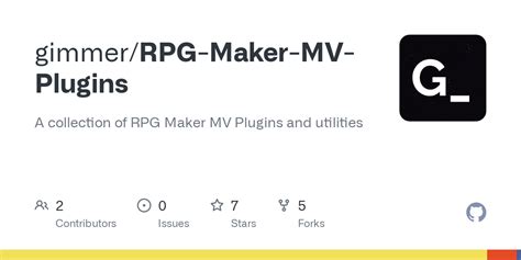 GitHub Gimmer RPG Maker MV Plugins A Collection Of RPG Maker MV Plugins And Utilities