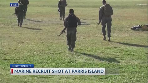 Marine Corps Recruit Shot During Training Exercise On Parris Island