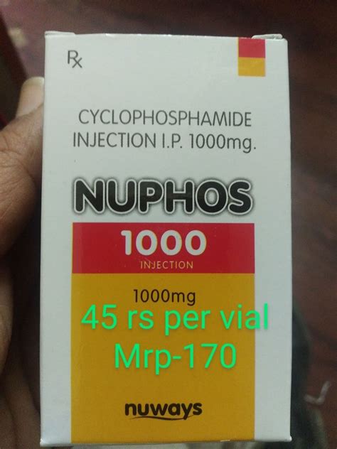 Endoxan Cyclophosphamide Injection Ip 500mg And 1 Gm Zydus Packaging Type Box Vail At Rs 49