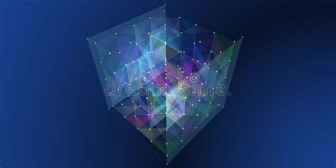 Computing Algorithm Artificial Cryptography Infographic Big Data Grid Visualization Stock