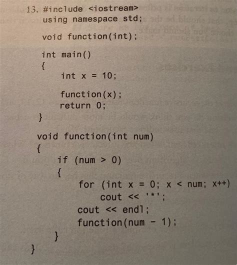 Solved 13 Include Using Namespace Std Ss Void