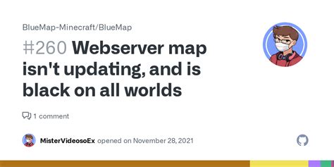 Webserver Map Isn T Updating And Is Black On All Worlds Issue BlueMap Minecraft