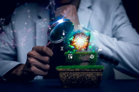 교사는 나무 생물학 인터넷 교육 과학 과정 학위 창의적 사고 아이디어에 대한 지식을 연구합니다 E러닝 졸업 인증 프로그램 교육 화학 사업 개념 Stem 주제에 대한 스톡